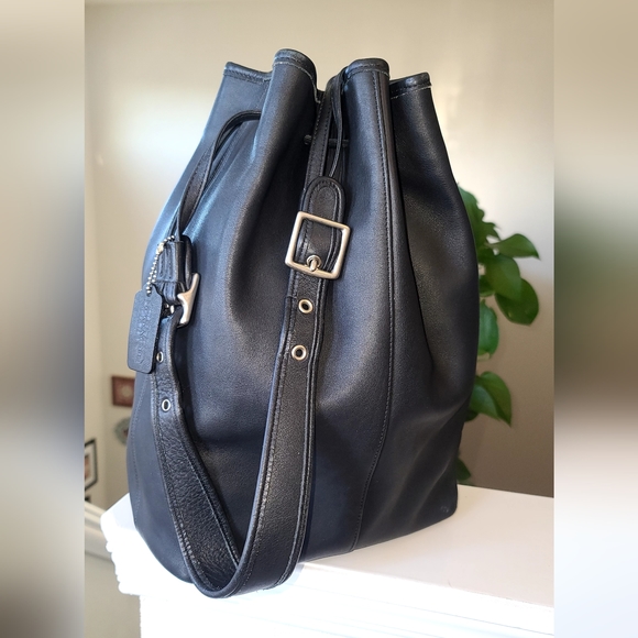 Coach | Bags | Vintage Coach Drawstring Bucket Shoulder Bag 966 | Poshmark